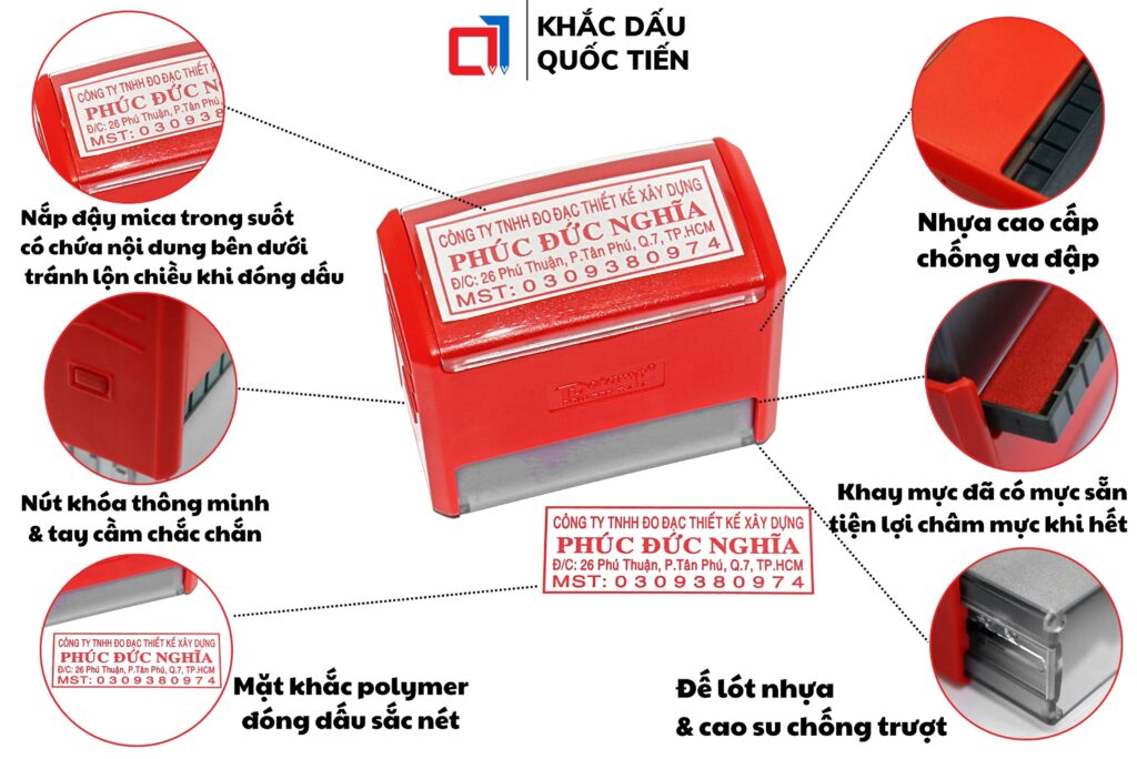 Khắc Con Dấu Tròn Công Ty | Làm Dấu Mộc Tròn Công Ty | KHẮC DẤU QUỐC TIẾN